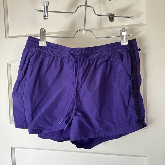 Athleta | Shorts | Athleta Grape Purple Expedition Short With Black Stripe 2 | Poshmark